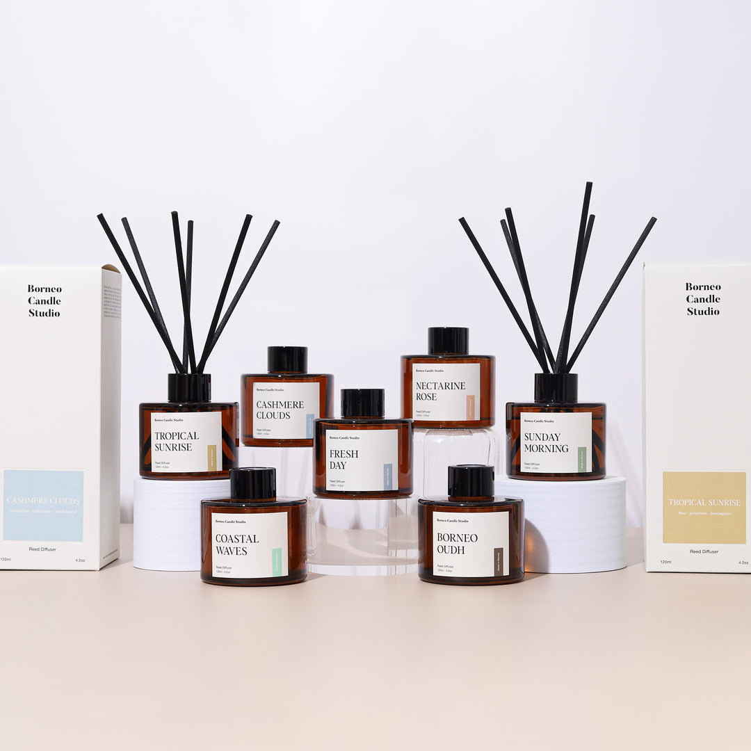 Tropical Sunrise Reed Diffuser - Borneo Candle Studio